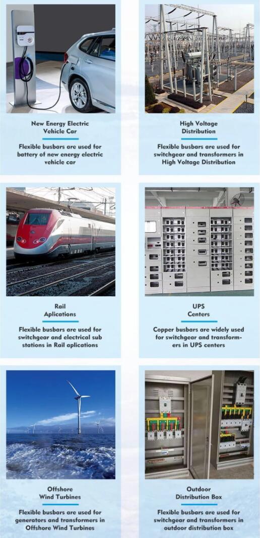 Custom Power Distribution Busbar , Silver Plated Copper Bus Bar With ...